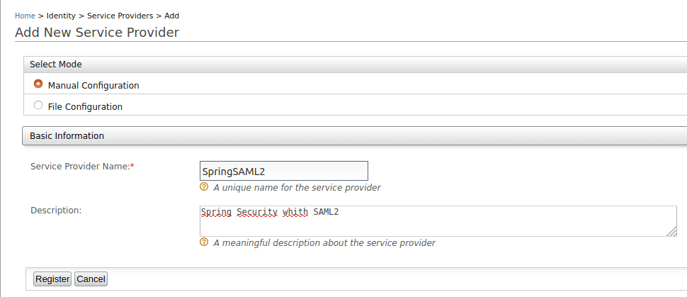 Integración de WSO2 IS con Spring Boot y Spring Security | SAML 2.0