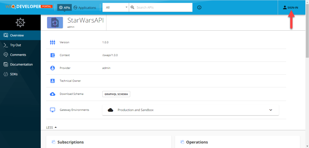 Cómo crear y publicar una API GraphQL en WSO2 API Manager