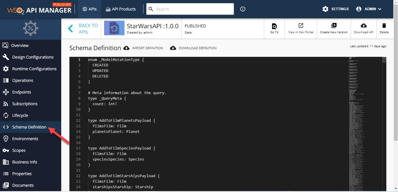 Cómo crear y publicar una API GraphQL en WSO2 API Manager