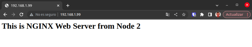 Nginx high availability through Keepalived - Virtual IP